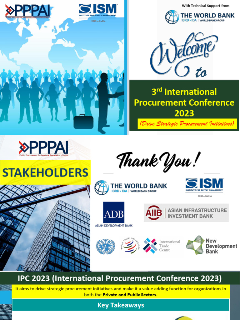 Welcome - 3rd International Procurement Conference 2023 | PDF ...