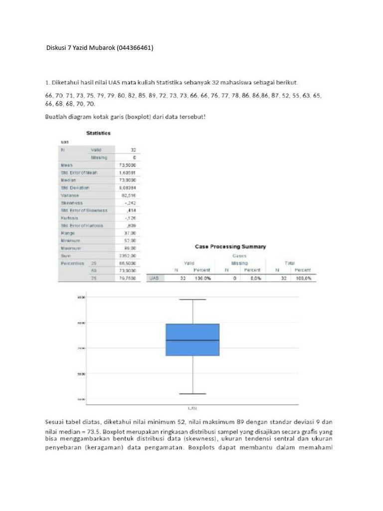Diskusi 7 pengumpulan dan penyajian data | PDF