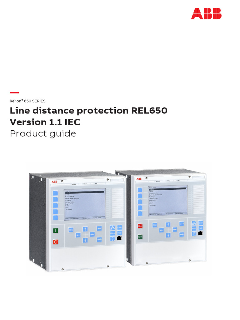 REL615 aBB | PDF | Electric Power Transmission | Electronics