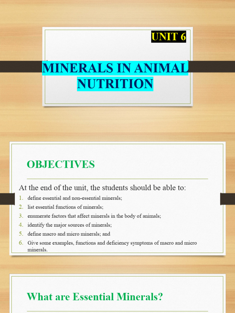 Unit 6 | PDF | Nutrients | Calcium