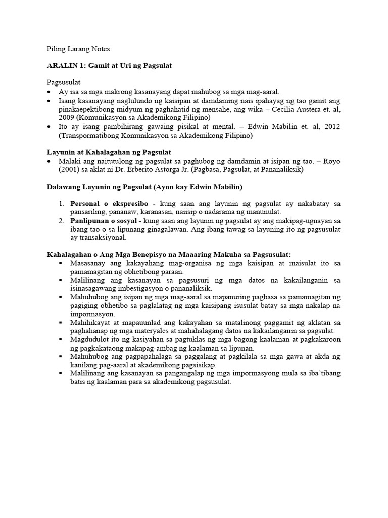 Piling Larang Notes | PDF