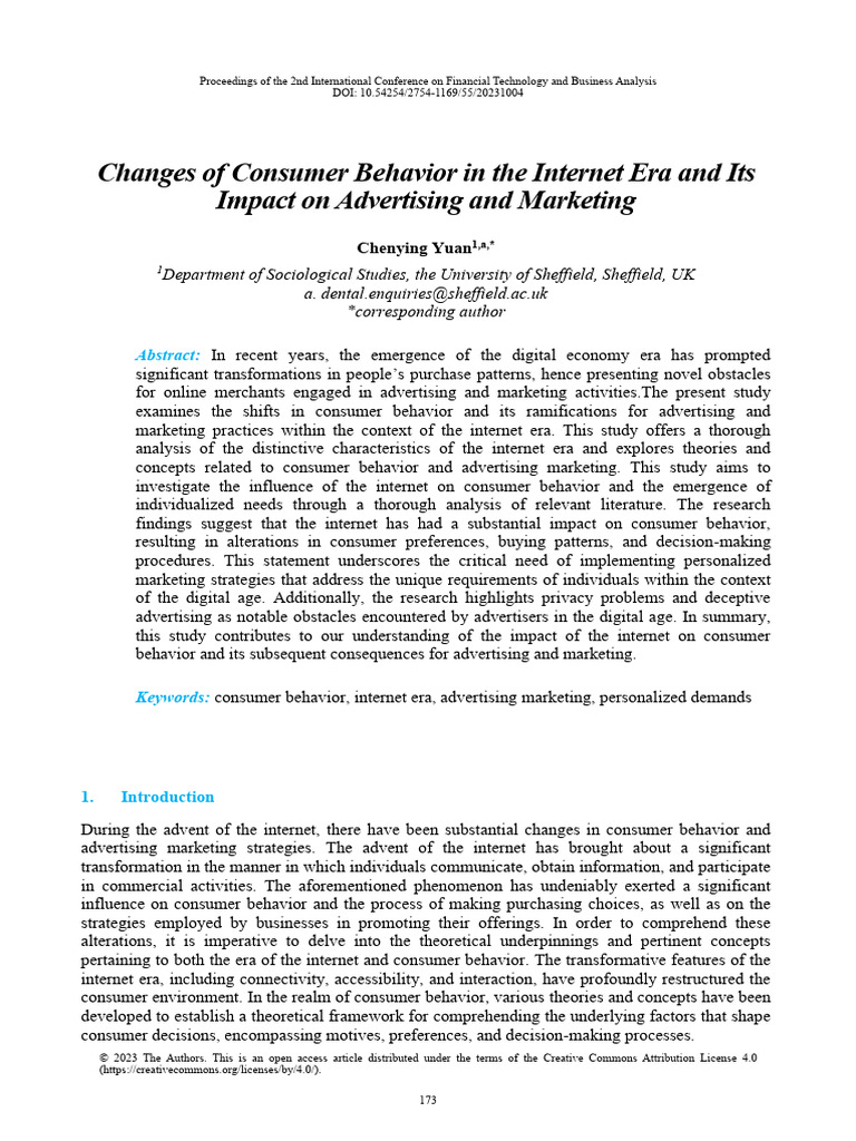 Digital Era Consumer Behavior Shift | PDF | Consumer Behaviour ...