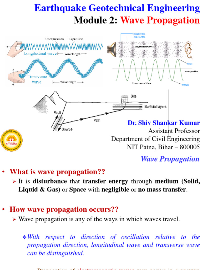 Module-2b Wave Propagation | Download Free PDF | Waves | Linear Elasticity