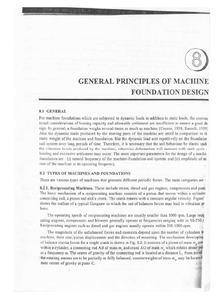 Module-4 Machine Foundation Swami Saran | PDF | Forging | Engines