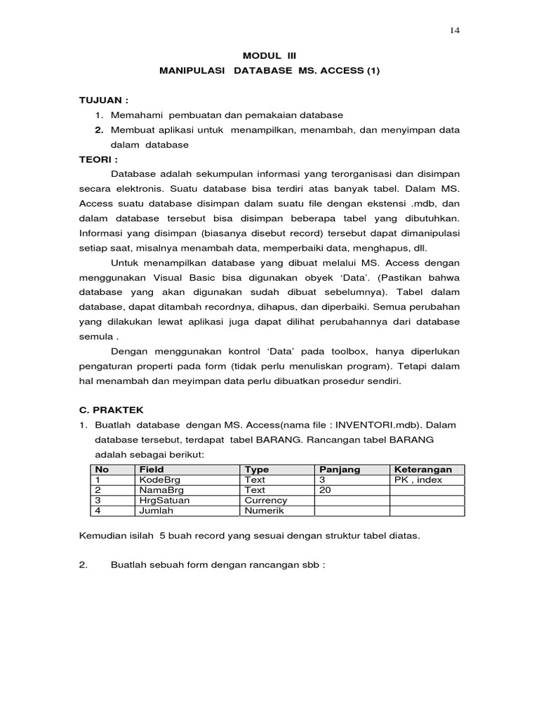 MODUL prak III | PDF