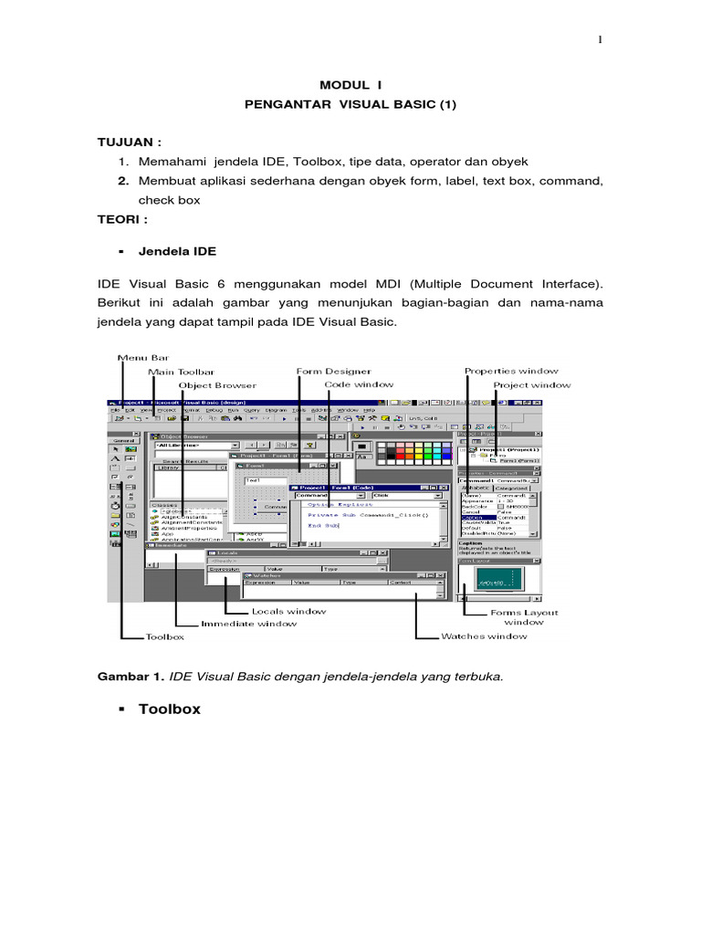 MODUL Prak I | PDF