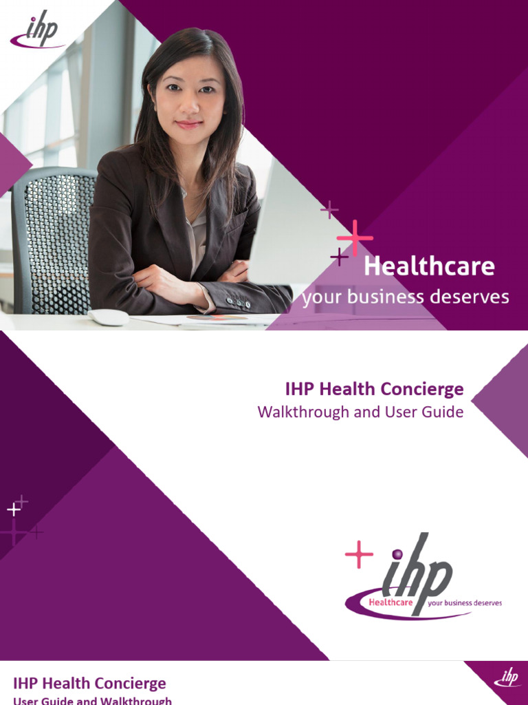 (User Guide) - IHP Health Concierge Mobile Application | PDF