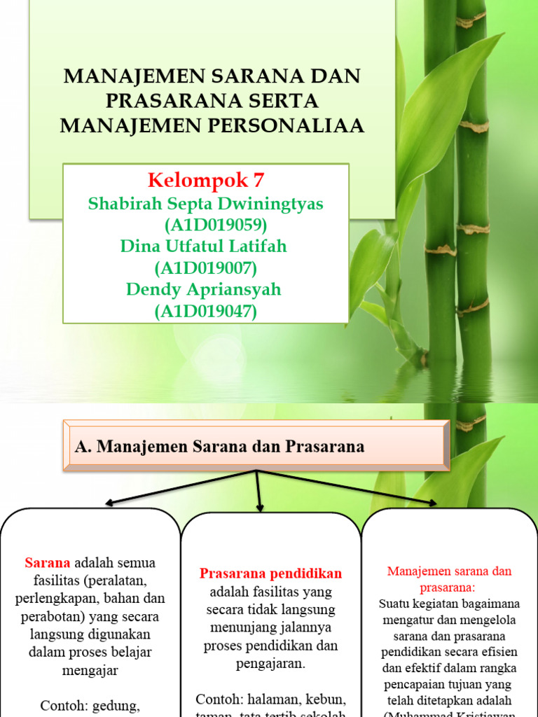 Kel 7 Manajemen Sarana Prasarana Per | PDF