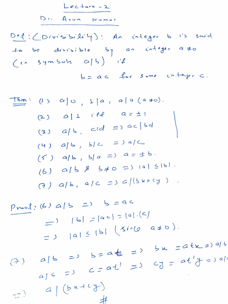 Number Theory 2 | PDF