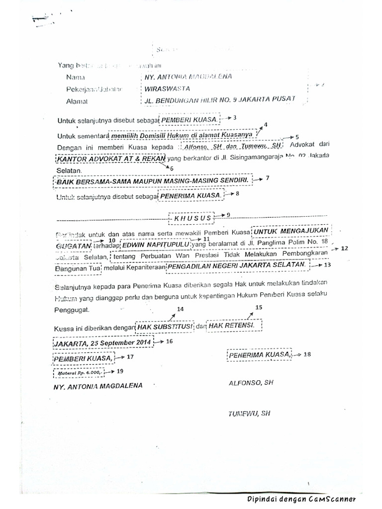 Contoh Gugatan UPA | PDF