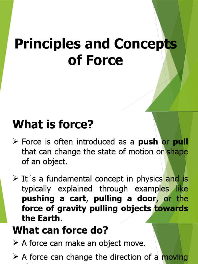 Principles-and-Concepts-of-Force | PDF