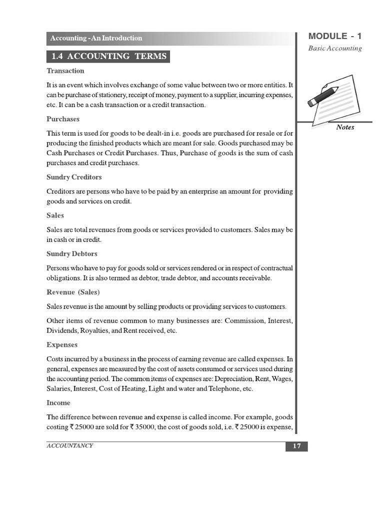 Accounting Terms | PDF