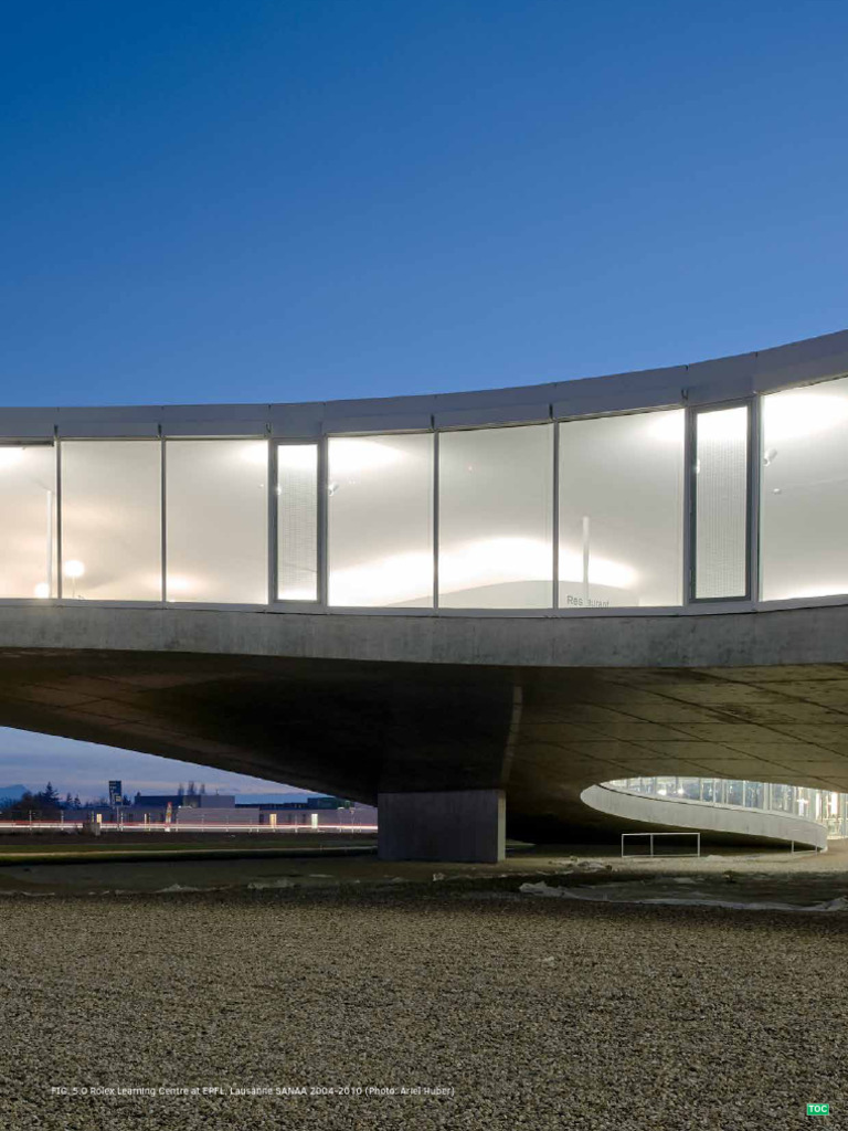 Rolex Learning Centre at EPFL Lausanne | PDF | Landscape | Concrete