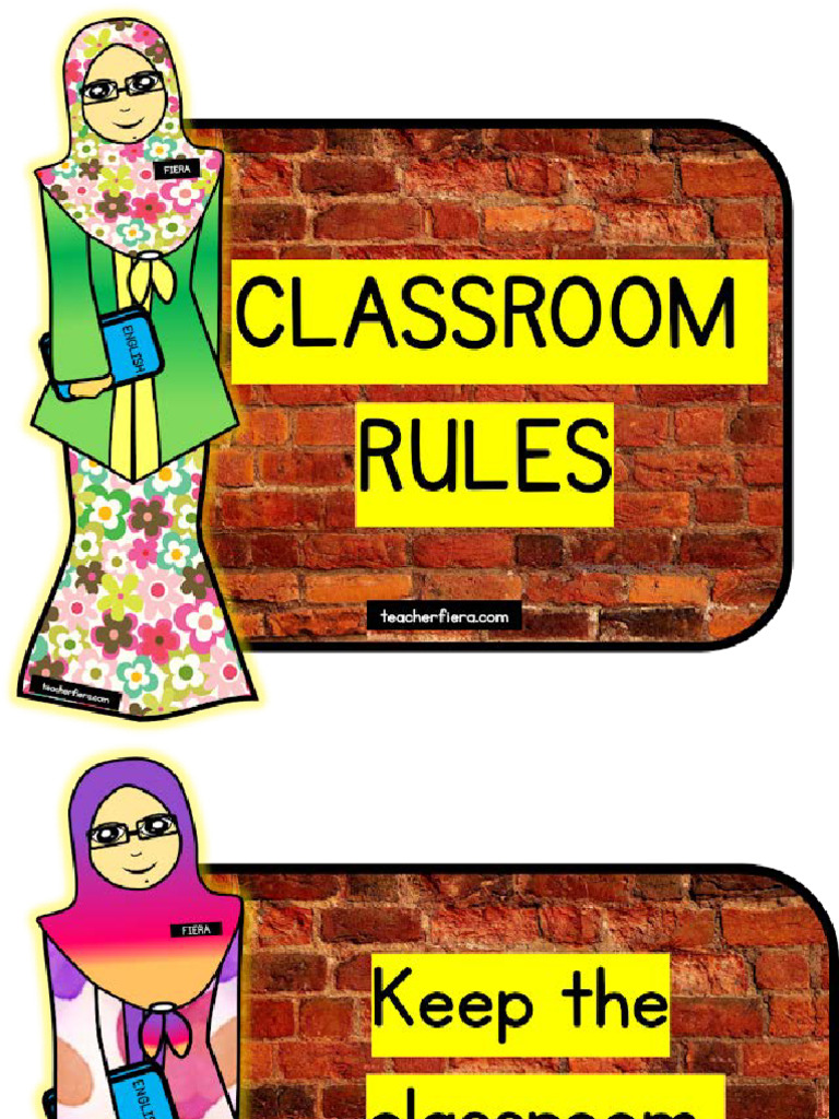 Classrom Rules | PDF
