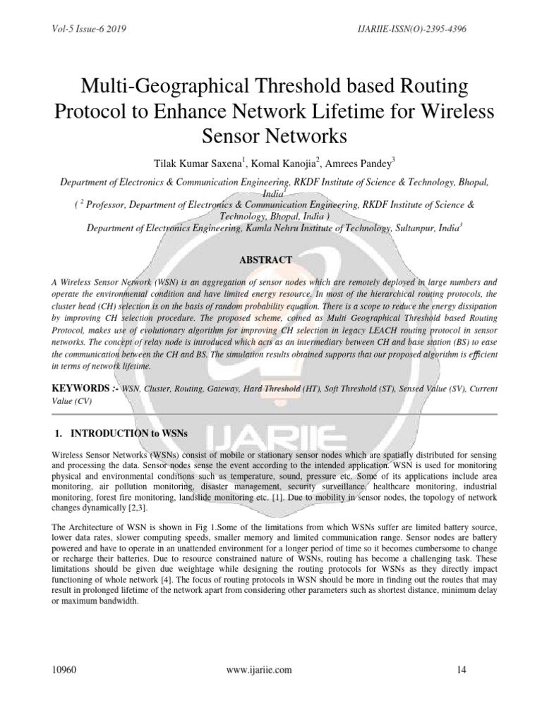 Multi Geographical Threshold Based Routing Protocol To Enhance Network Lifetime For Wireless