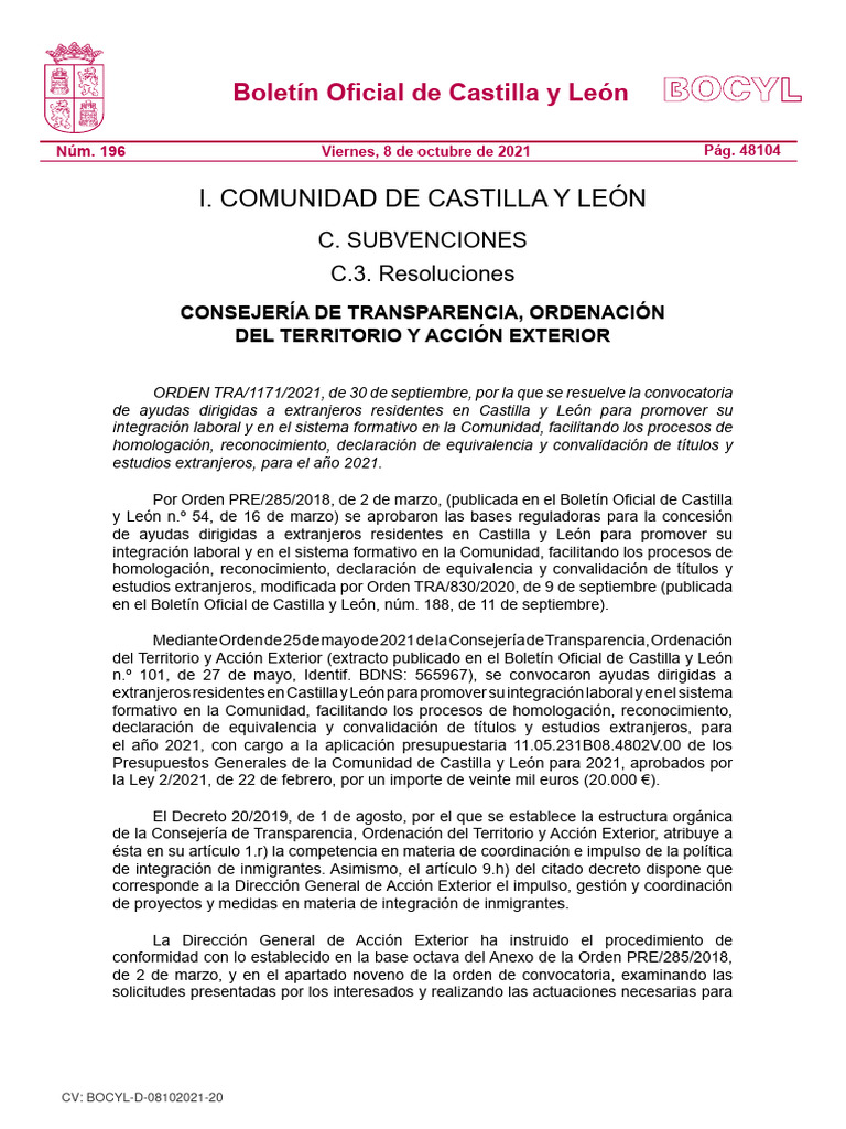 Bocyl D 08102021 20 | PDF | Gobierno | Gobernancia