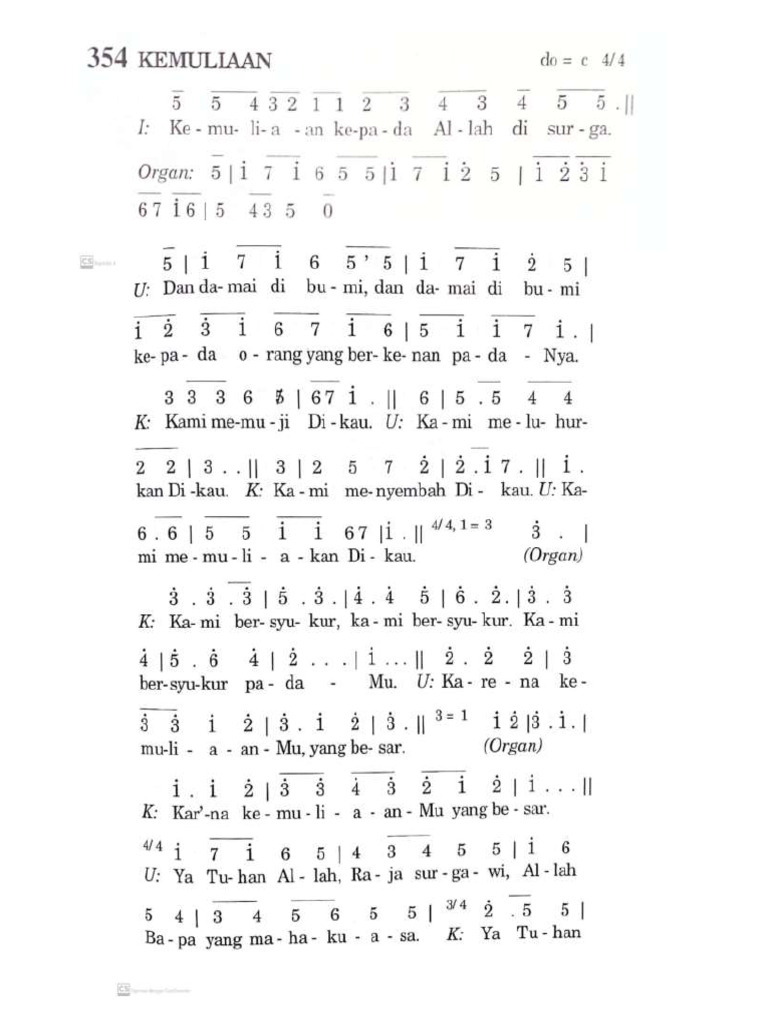 Kemuliaan Misa Kita Iv | PDF