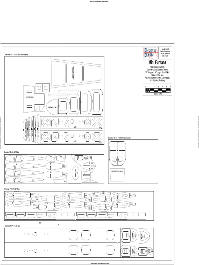 Mini Funtana Parts Layout | PDF