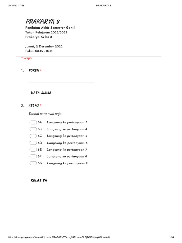 PAS PRAKARYA 8 - KJ | PDF | Asian Cuisine | Cuisine