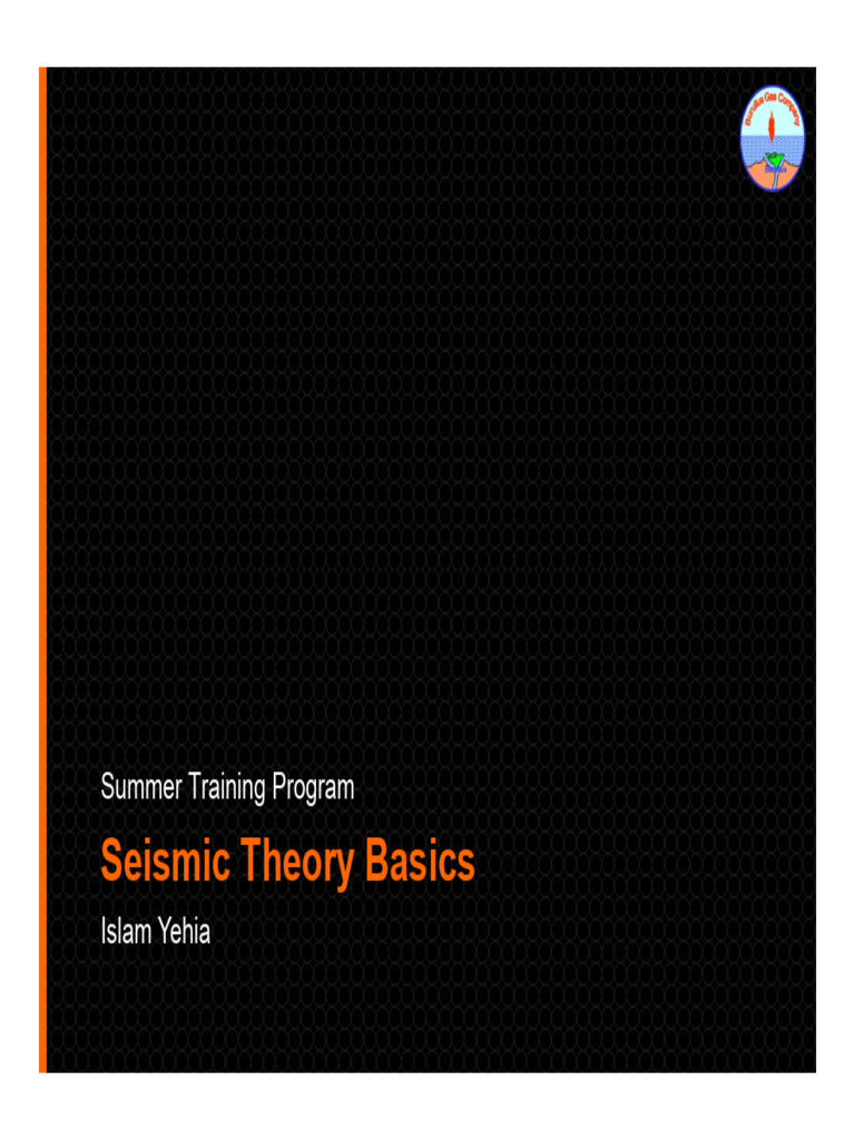 Summer Training Program - Seismic Theory Basics | PDF | Waves | Wavelength
