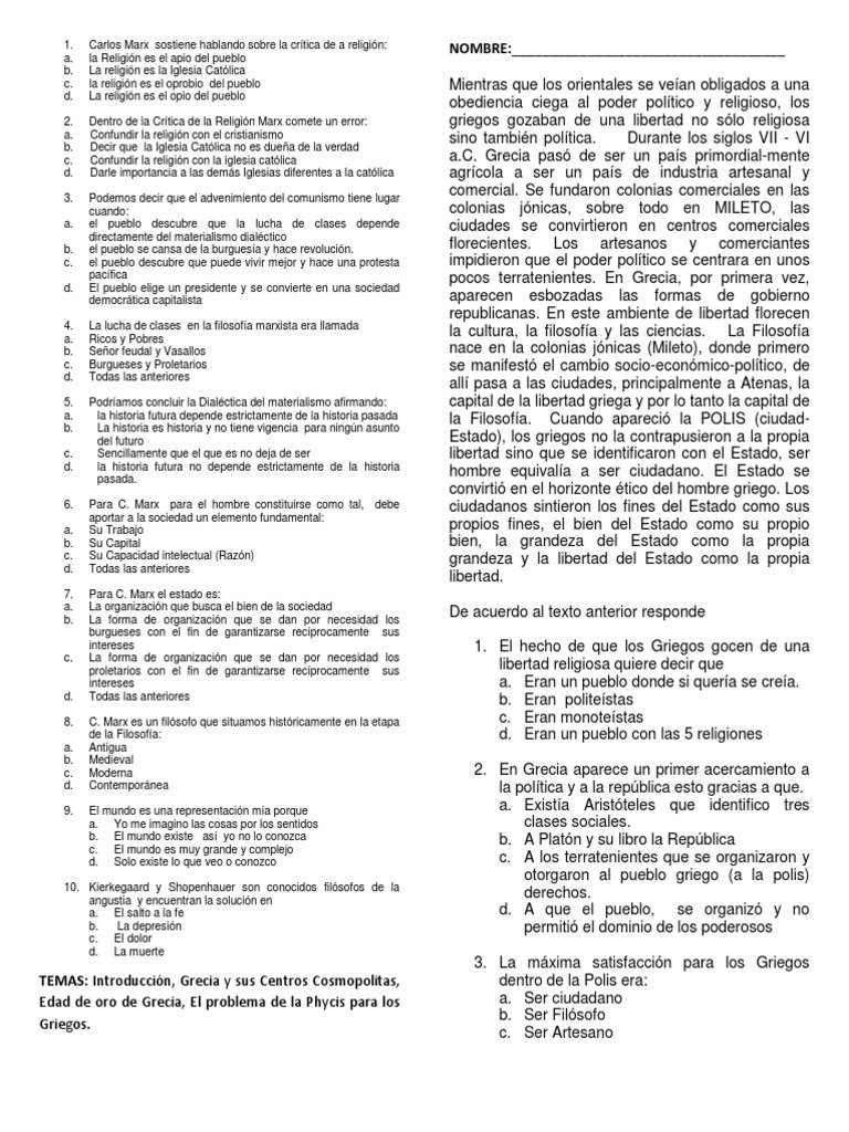 Ayuda para Ffia Eval Final | PDF | Georg Wilhelm Friedrich Hegel | Karl Marx