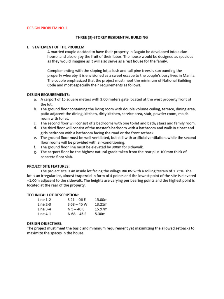 NBCP Design Problems | Download Free PDF | Stairs | Room