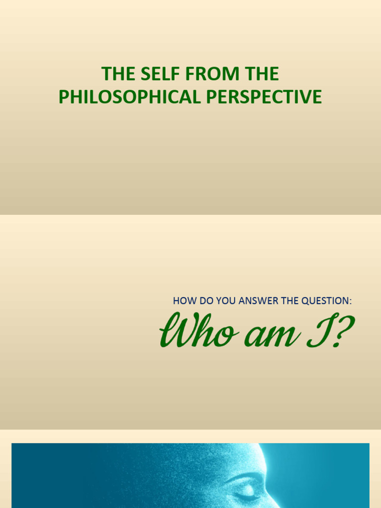 Understanding the Self in Philosophy | PDF | Philosophy Of Self | Soul