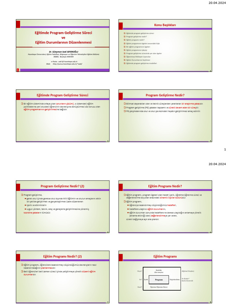 1-Egitimde-Prog-Gelistirme_Modeller | PDF