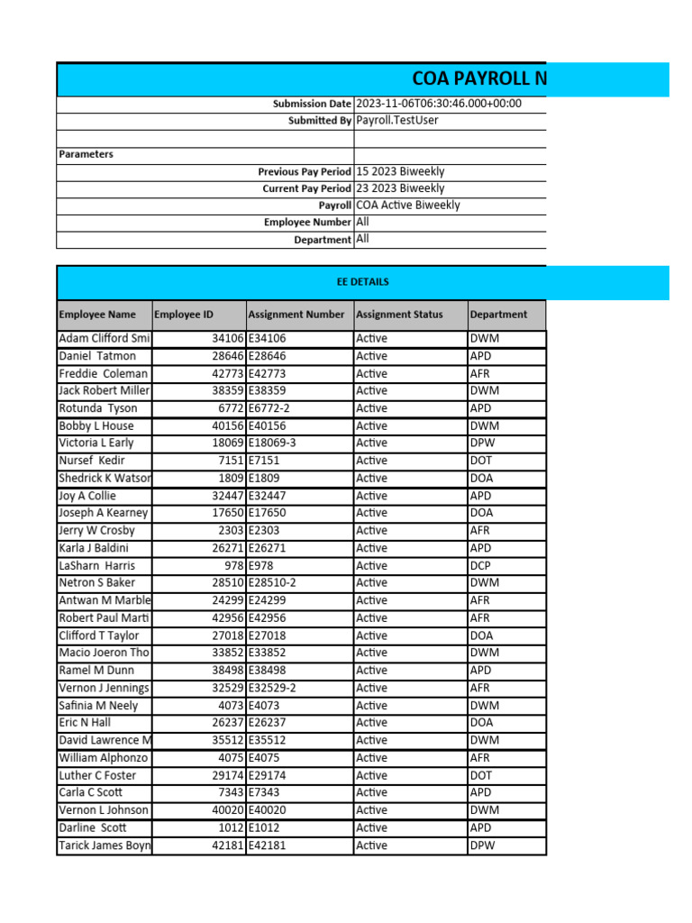 CoA Net Pay Analysis Report | PDF