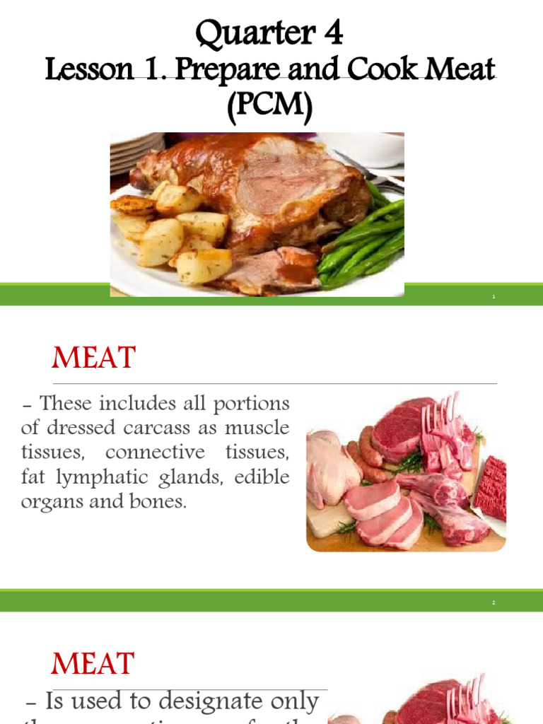 Meat Preparation Techniques and Types | PDF | Lamb And Mutton | Beef