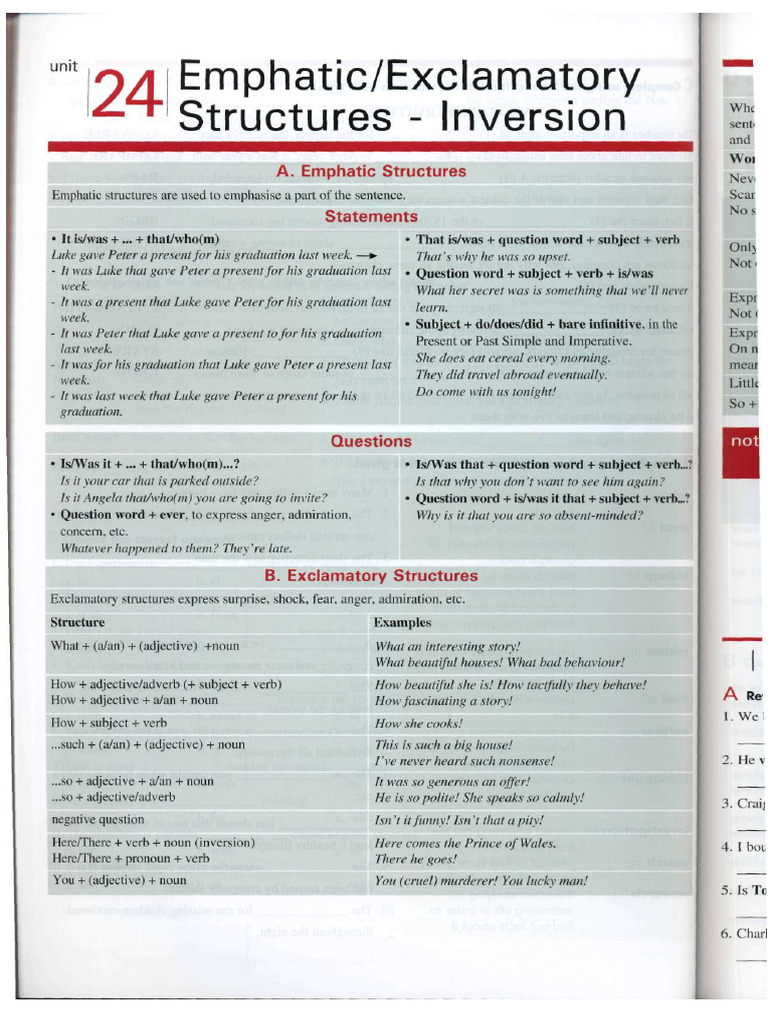Emphatic Structures | PDF