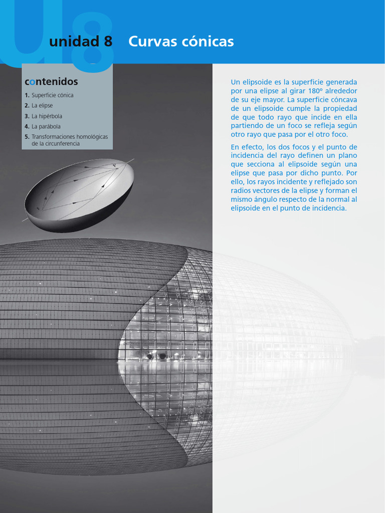 Curvas Cónicas | PDF | Elipse | Tangente