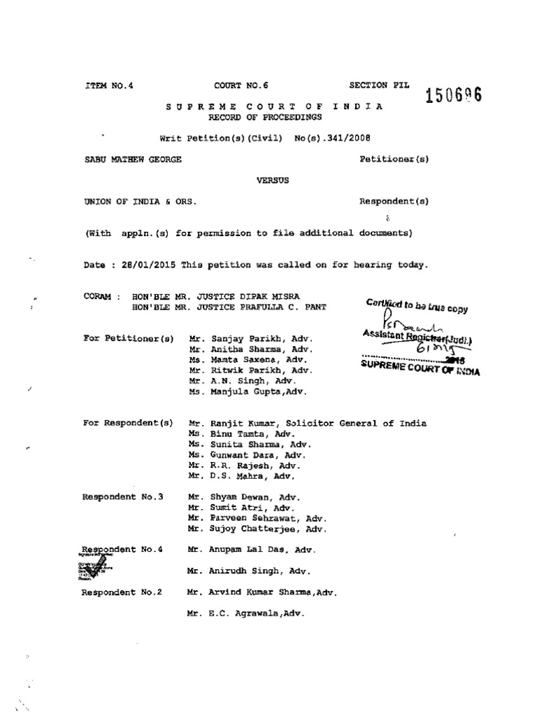 Court Order Jan 28,2015 | PDF