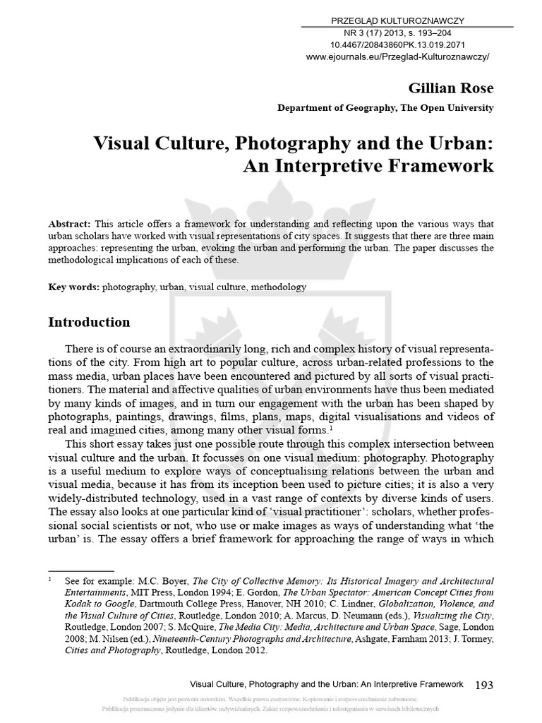 2 Przeglad Kulturoznawczy 3 (2013) | PDF | Image | Methodology 2 Przeglad Kulturoznawczy 3 (2013) | PDF | Image | Methodology