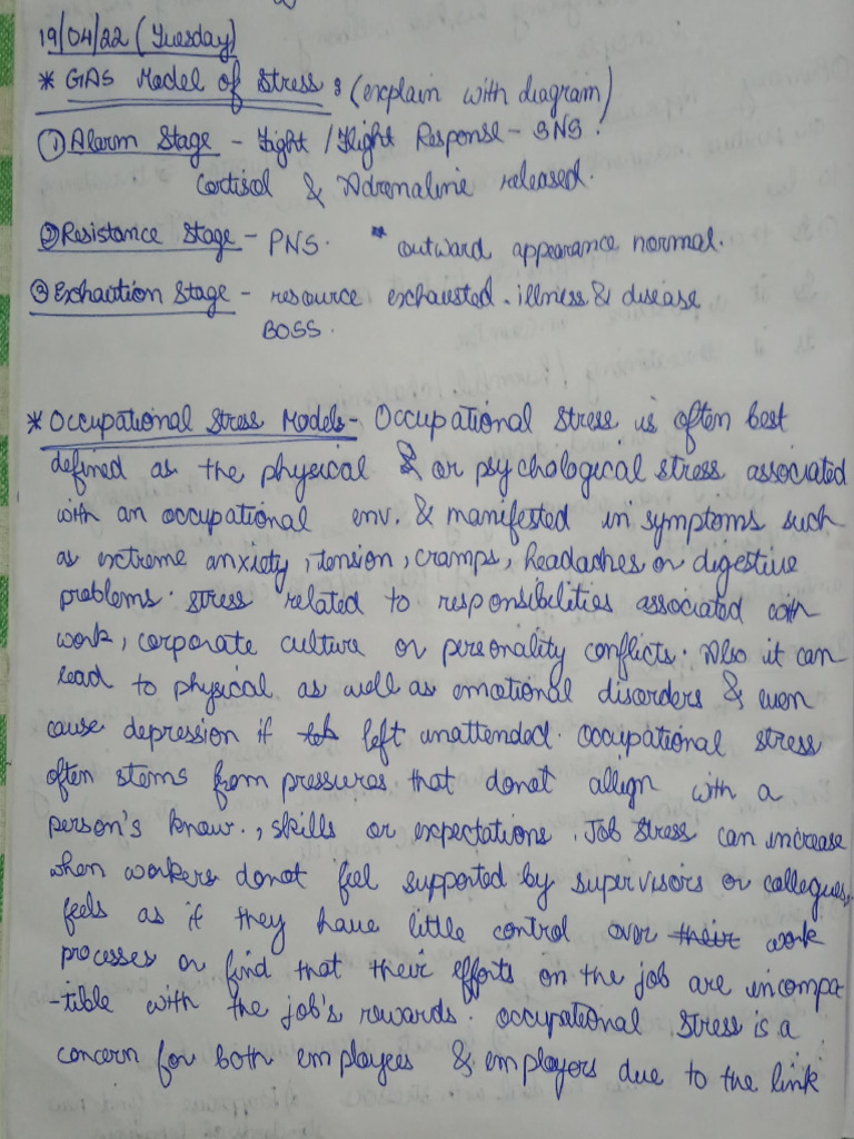 19 April, OHP Notes | PDF