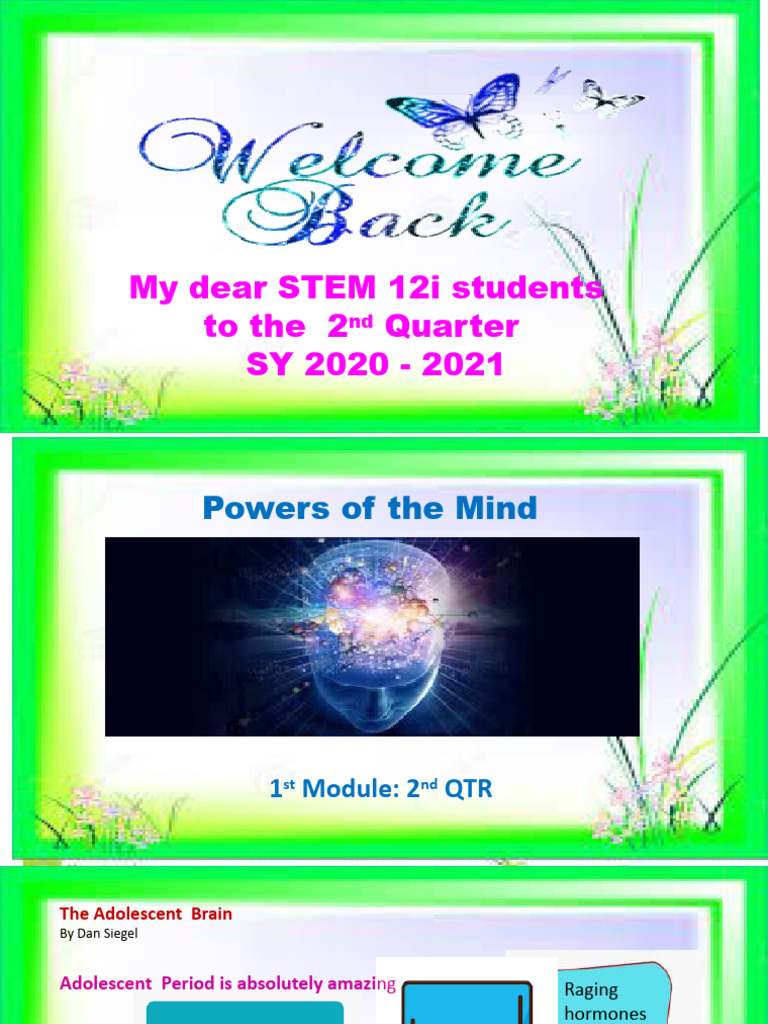 PerDev Power Point 6 | PDF | Mind | Brain