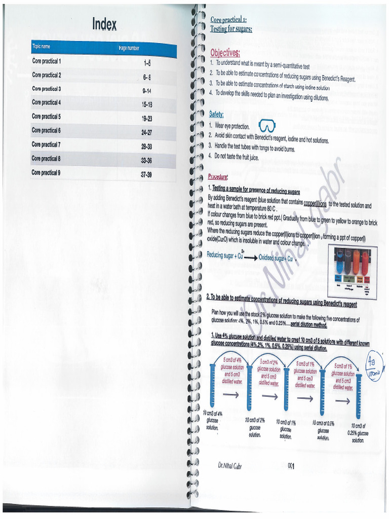 AS Biology EDEXCEL Unit 3 Core Practical From 1 to 9 | PDF