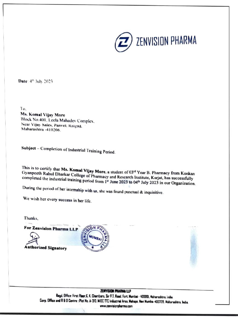 Zenvision Pharma | PDF | Business