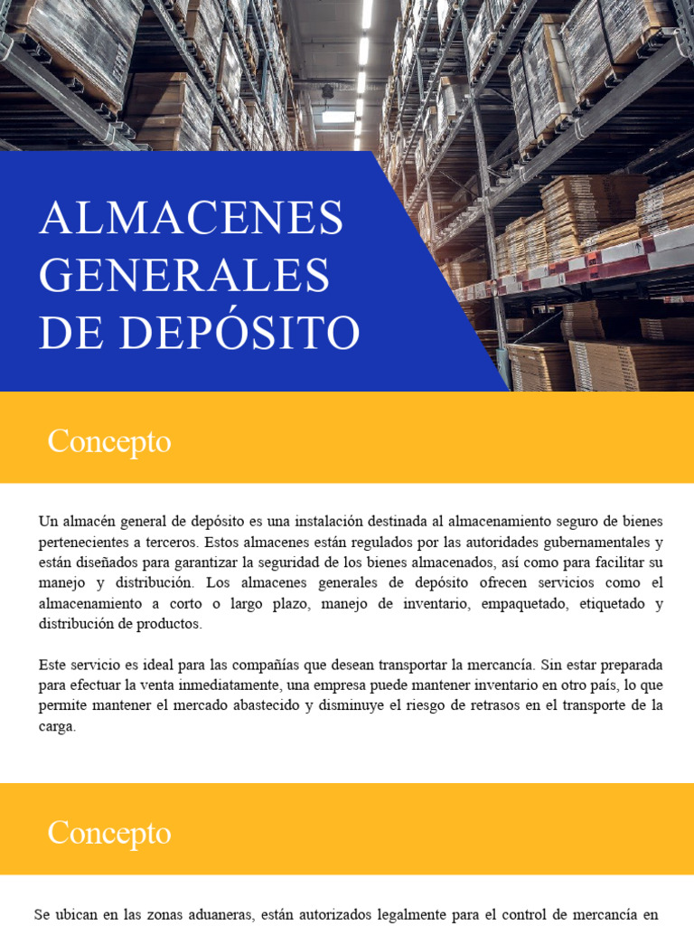 Almacenes Generales de Deposito | PDF | Logística | Business