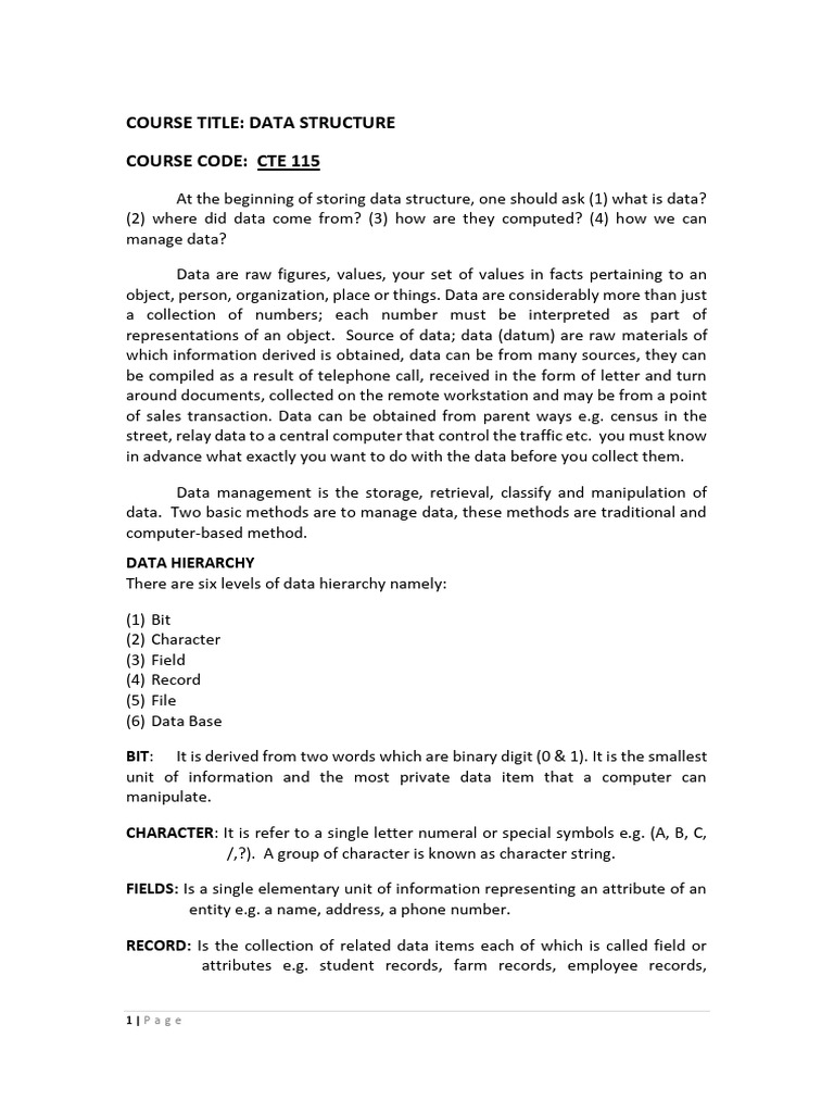 Data Structure Manual | PDF | Data Type | Vertex (Graph Theory) Data Structure Manual | PDF | Data Type | Vertex (Graph Theory)