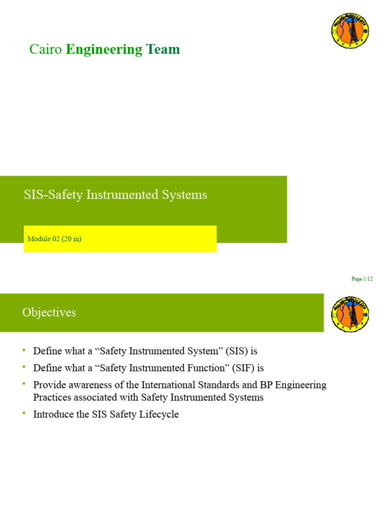 2 2 SIS Safety Instrumented Systems | PDF | Systems Engineering | Safety