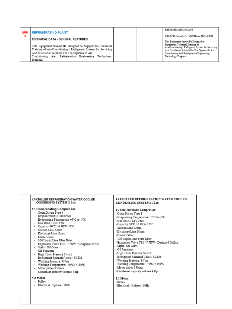 Refrigerating Plant | Download Free PDF | Temperature | Engineering Thermodynamics