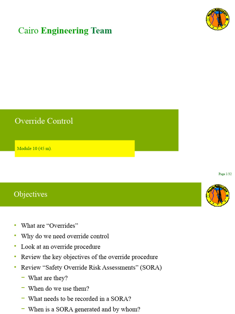 10 - Override Control | PDF | Risk | Risk Assessment