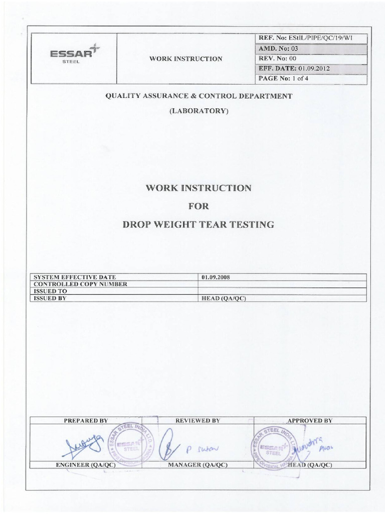 Annex 7.7 - WI DWT Test | PDF