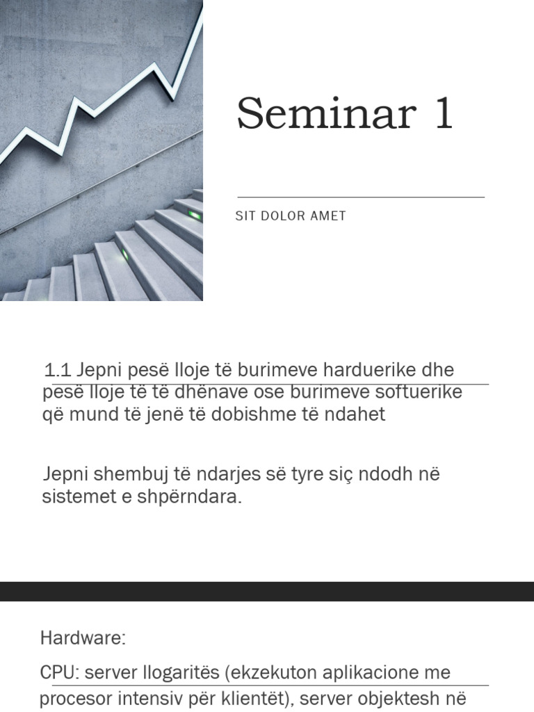 Seminar 1 Sistemet e Shperndara | PDF