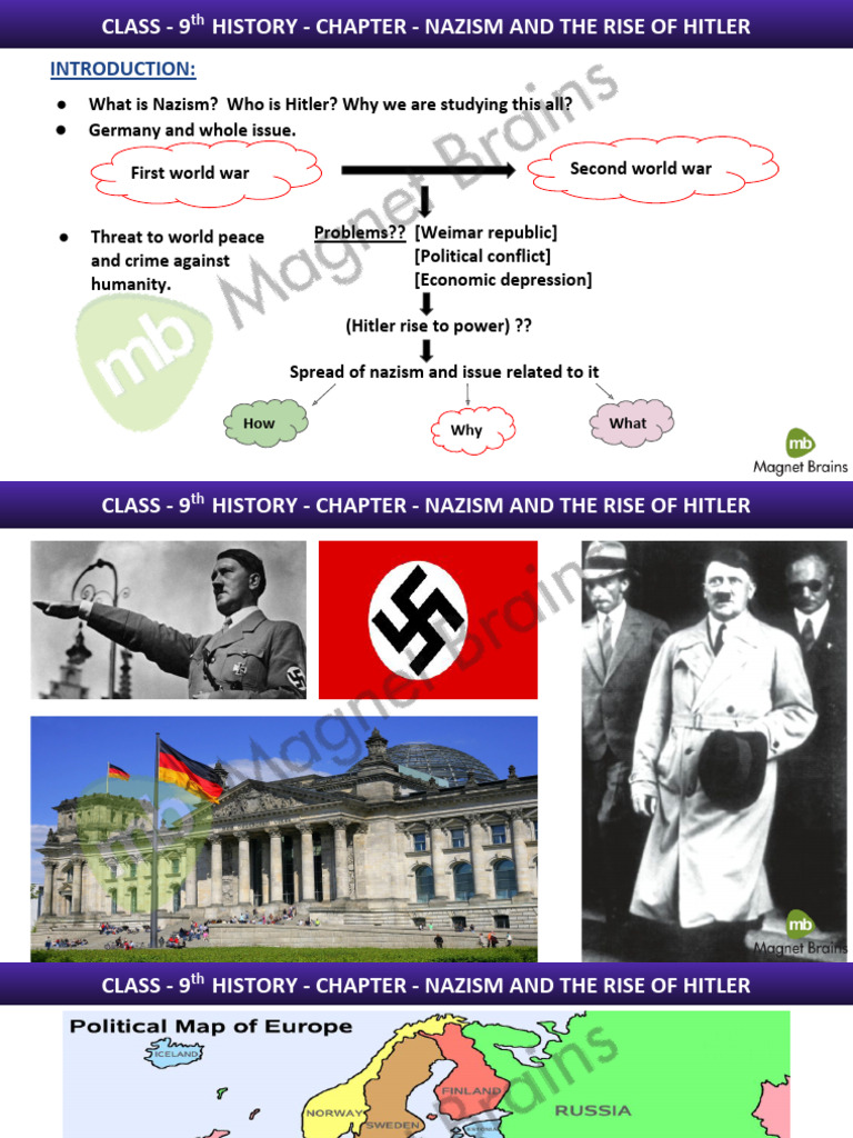9th History - Chapter 3 Nazism and The Rise of Hitler | PDF | Nazi Germany | Weimar Republic