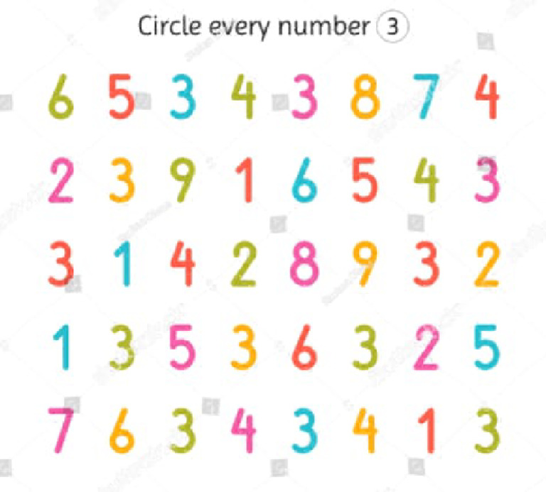 Circle Number 3 | PDF