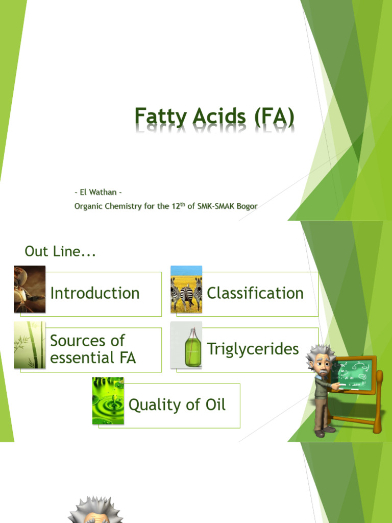 Organic Chemistry - Fatty Acids | PDF | Triglyceride | Fatty Acid