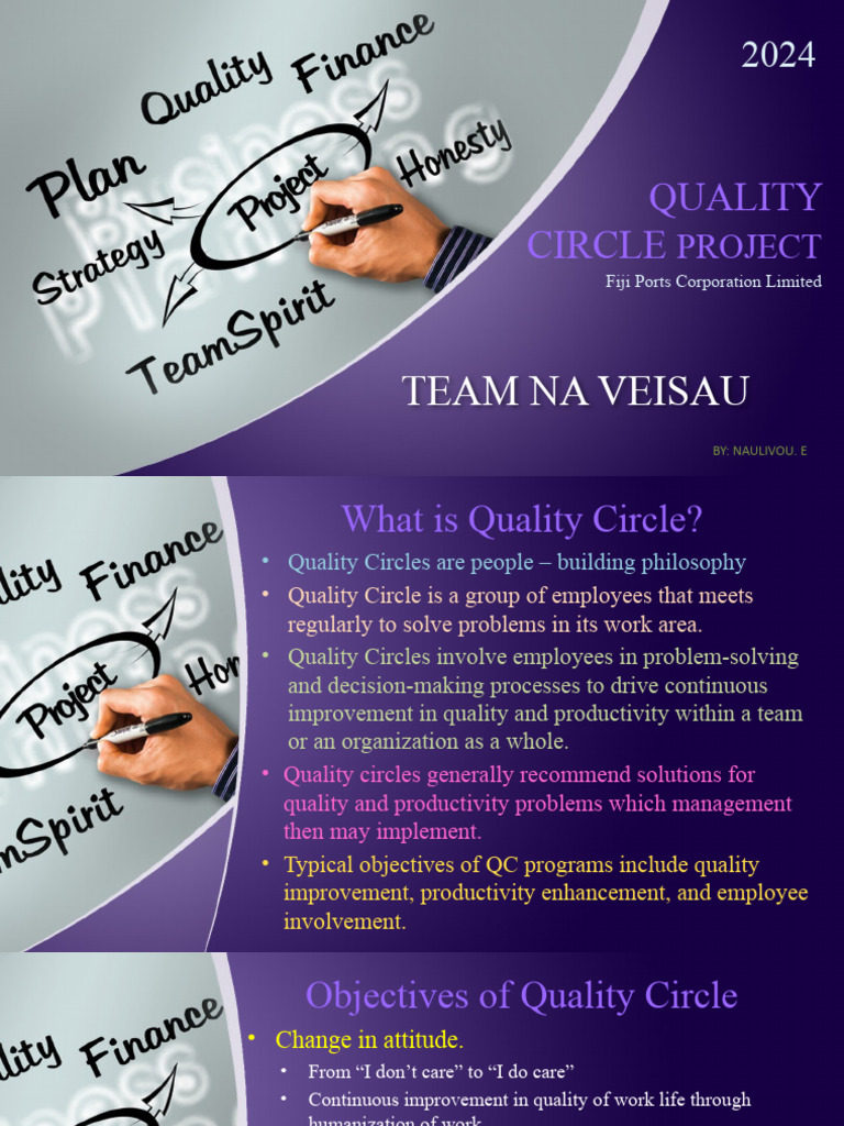 Quality Circle Presentation - Naulivou | PDF | Business