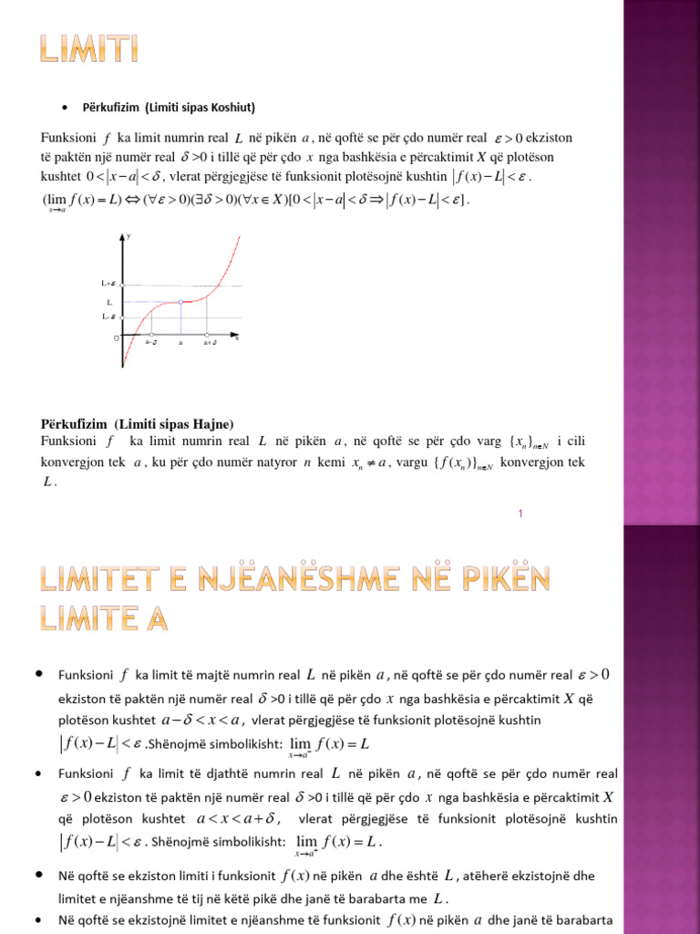 Leksion 4, Limiti | PDF